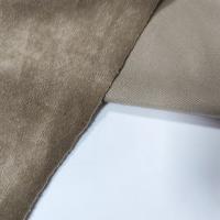 China Flat Twill Holland Velvet Fabric 200gsm Polyester Solid Color Sofa Cover Cushion Pillowslip for sale