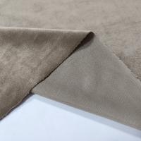 China Flat Twill Holland Velvet Fabric 200gsm Polyester Solid Color Sofa Cover Cushion Pillowslip for sale