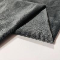 China 150D 210gsm Holland Velvet Fabric Plain Upholstery for sale