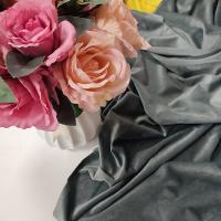 China 150D 210gsm Holland Velvet Fabric Plain Upholstery for sale