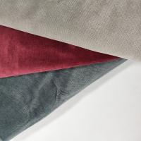 China 150D 210gsm Holland Velvet Fabric Plain Upholstery for sale