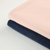 China Solid Brushed Polar Micro Fleece Fabric For Warm Clothes Dress for sale