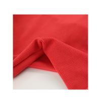 China Red Jacquard Polar Fleece Fabric Material For Shoes Tent for sale