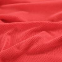 China Red Jacquard Polar Fleece Fabric Material For Shoes Tent for sale
