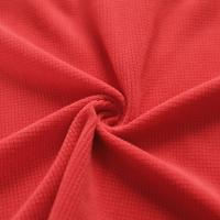 China Red Jacquard Polar Fleece Fabric Material For Shoes Tent for sale