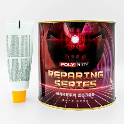 China Hummingbird 3kg Cream Green Auto Body Filler Putty Superior Finish for sale