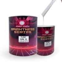 China Pure White 2K Automotive Paint Automotive Basecoat Paint 4L For Professional Refinishing for sale