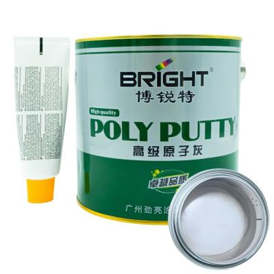 China High Strength Auto Body Filler Putty White CHPO Bright 4kg Putty For Durable Repairs for sale