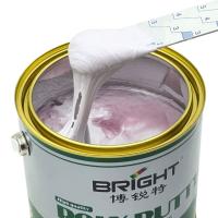 China White Car Body Work Putty 3.5kg Smooth Sanding Body Filler For Car Marine Use Bright for sale