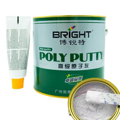 China Bright Fast Strong Auto Body Repair Filler 4kg White Putty For Automotive Workshops for sale