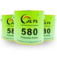China 580 Premium Automotive Putty Filler 4kg White CHPO Ultra Smooth 3 Speeds for sale