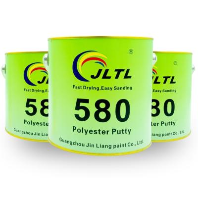 China 580 Premium Automotive Putty Filler 4kg White CHPO Ultra Smooth 3 Speeds for sale