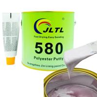 China Superior 4kg Pro CHPO 580 Car Body Filler Putty Clean Sanding 100:2 Ratio for sale