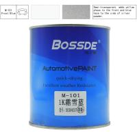 China Frost Blue Car Paint Colorant Long Lasting 1K Basecoat 1L Strong Adhesion Formula for sale