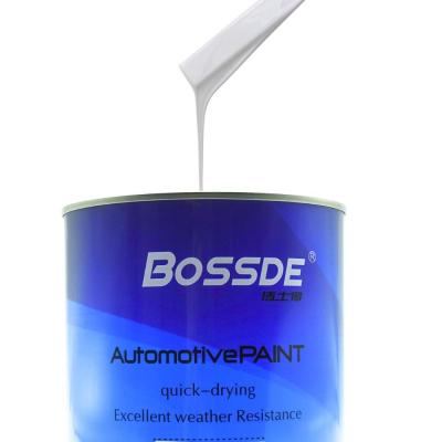 China Powerful 1K Standard White Automotive Basecoat High Opacity Finish Lasting Refinishing for sale