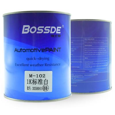 China Strong Weather Resistance 1K Standard White Paint Long Lasting Finish for sale