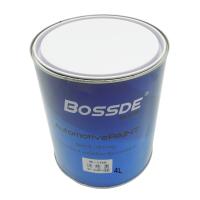 China Premium Pure Black 1K Automotive Paint High Durability Smooth Coverage Car Body Refinishing for sale