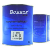 China Deep Black 1K Automotive Basecoat Powerful Opacity Long Lasting Finish Available for sale