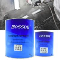 China Trusted 1K Black Paint Superior Adhesion Weather Resistant Finish For Cars Motorcycles for sale