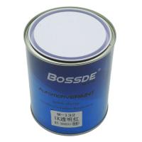 China Exclusive 1K Transparent Red Automotive Coating Intense Easy Spraying Long Shelf Life for sale