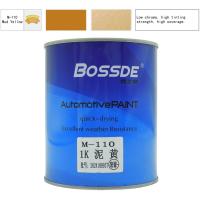 China Premium 1K Automotive Paint Mud Yellow High Opacity Strong Adhesion Long Lasting Finish for sale
