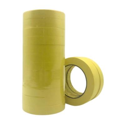 China Professional Yellow Automotive Masking Tape High Temperature 100°C Resistant for sale
