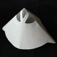 China Eco Friendly White Paint Filter Funnel 190 Micron For Automotive Coating for sale