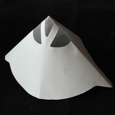 China Eco Friendly White Paint Filter Funnel 190 Micron For Automotive Coating for sale