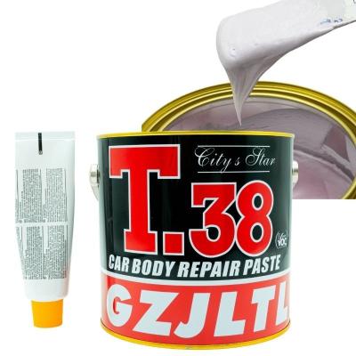 China Heavy Duty Body Filler Strong High Build 2k 3.2kg For Deep Dent Repair for sale
