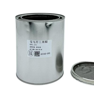 China Automotive Repair Paint Efficient Metallic Coating 1L BMW Cashmere Silver A72 for sale