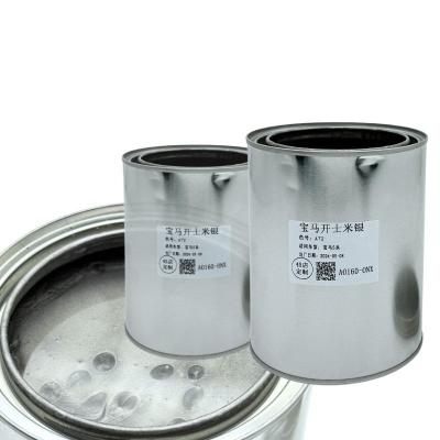 China Automotive Touch Up Paint Reliable Metallic Finish 1L BMW 5 Series A72 Cashmere Silver for sale