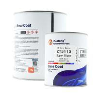 China Automotive Black Paint Reliable High Coverage System 1L Quick Dry Car Body Repair for sale