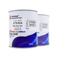 China Automotive Base Coat Powerful Color Control 1K Golden Pearl 1L Refinish Paint for sale