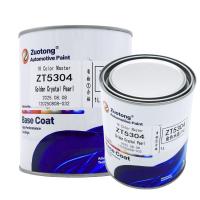 China Auto Base Coat Smooth Professional Finish 1K Golden Crystal Pearl 1L Car Painting for sale