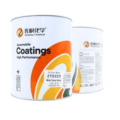 China Silver Automotive Basecoat Reliable Metallic Effect 1K 3750ml High Efficiency Refinish for sale