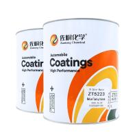 China Zuotong Car Metallic Basecoat Strong Adhesion 1K Silver Paint 3750ml Quick Repair Use for sale