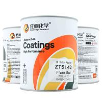 China Zuotong Car Refinishing Base Coat Durable Bright Red 1L Flame Red Auto Body Paint for sale