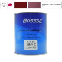 China Bossde Transparent Red Car Basecoat Professional Refinish Toner 1L High Clarity Paint for sale