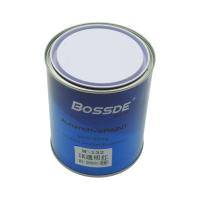 China Bossde Transparent Red Car Basecoat Professional Refinish Toner 1L High Clarity Paint for sale