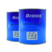 China Bossde Automotive Base Coat Efficient Strong Blue Toner 1L Professional Car Paint Mixing for sale