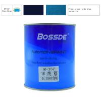 China Bossde Automotive Base Coat Durable High Saturation Blue Color 1L Auto Refinish Mixing for sale