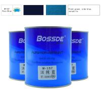 China Bossde Automotive Base Coat Vibrant Professional Blue Toner 1L Strong Color Mixing System for sale