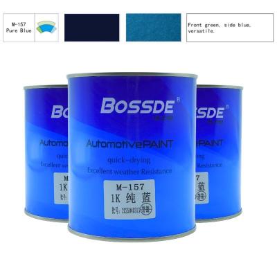 China Bossde Automotive Base Coat Vibrant Professional Blue Toner 1L Strong Color Mixing System for sale