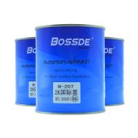China Bossde 2K International Black Strong Coverage Power Paint 1L Automotive Repainting Coating for sale