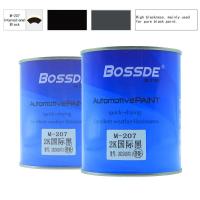China Bossde 2K International Black Advanced Gloss Coating 1L Efficient Auto Body Refinish Paint for sale