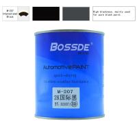 China Bossde 2K International Black Reliable High Gloss Power Coating 1L Automotive Refinish Paint for sale