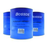 China Bossde Auto Body Black Paint Powerful Coverage 2K Coating 4L Fast Drying Workshop Supply for sale