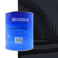 China Bossde Auto Body Black Paint Powerful Coverage 2K Coating 4L Fast Drying Workshop Supply for sale