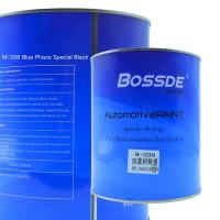 China Bossde 2K Black Paint Reliable High Coverage Power Formula 4L Automotive Refinishing Coating for sale