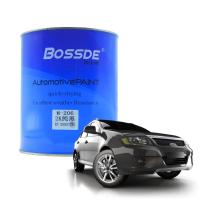 China Bossde 2K Pure Black Efficient Repair Coating 4L Fast Dry Automotive Topcoat Paint for sale